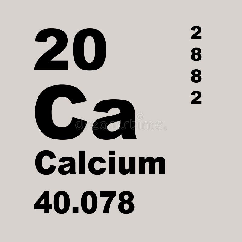 Periodic Table of Elements: Calcium Stock Illustration - Illustration ...