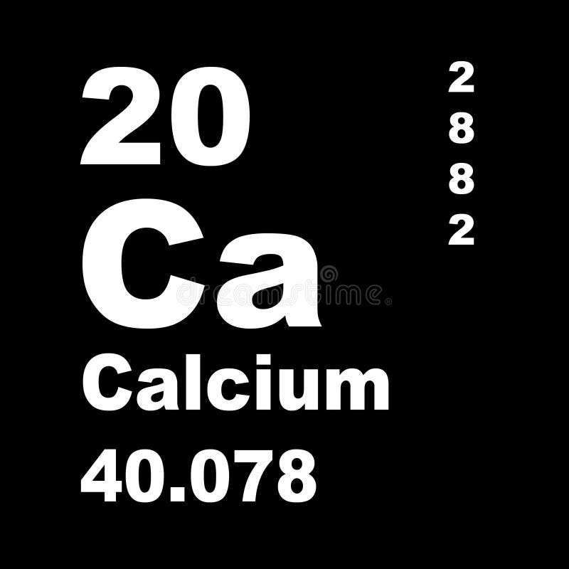 Periodic Table of Elements: Calcium Stock Illustration - Illustration ...