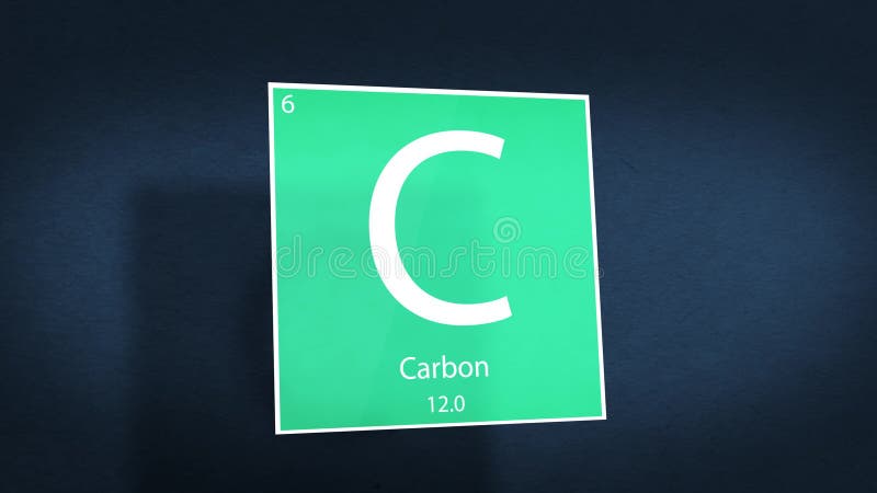 The Periodic Table of Elements Passing by the Camera in Cinematic ...