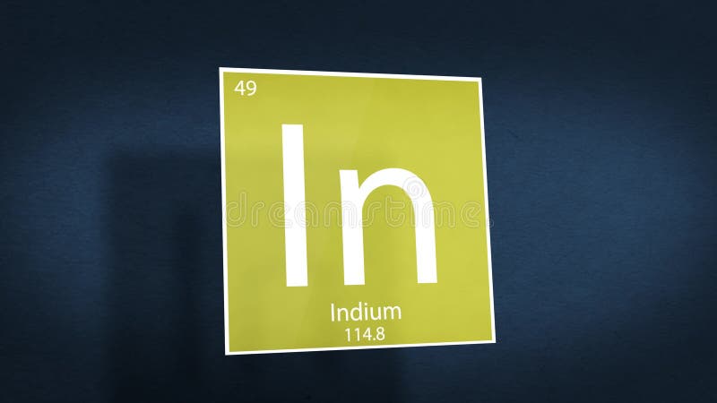 The Periodic Table of Elements Passing by the Camera in Cinematic ...