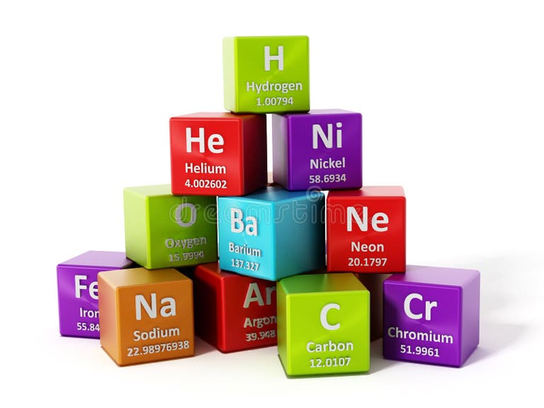 Periodic Table Cubes Stock Illustrations – 122 Periodic Table Cubes ...