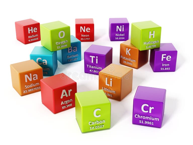 Periodic Table Cubes Stock Illustrations – 139 Periodic Table Cubes ...
