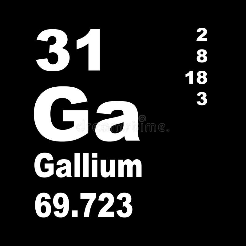 Gallium Periodic Table Stock Illustrations – 233 Gallium Periodic Table ...