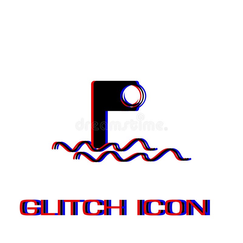 Periscope icon flat. stock vector. Illustration of graphic - 154902929