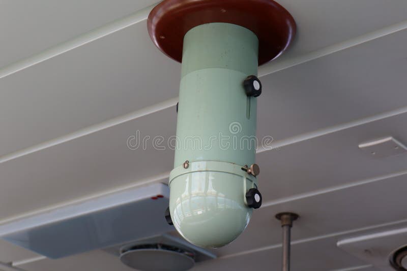 Periscope Which is in the Ship Control Rudder of the Supply Ship Bridge ...