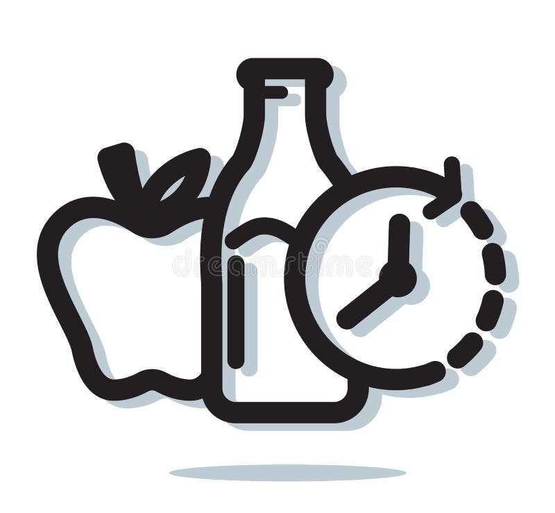 Perishable Food Icon stock vector. Illustration of icon - 247140551