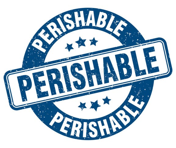 Perishable Stamp. Perishable Label. Round Grunge Sign Stock Vector ...