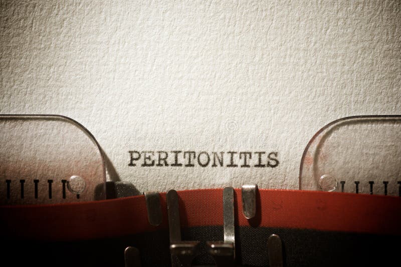 Peritonitis concept view stock photo. Image of paper - 269410098