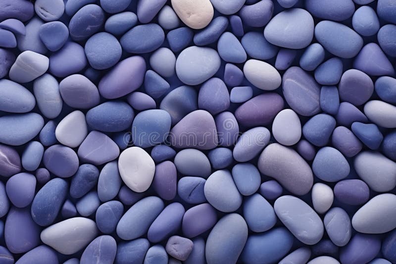 Periwinkle Pebbles Stone Background Banner Stock Illustration ...
