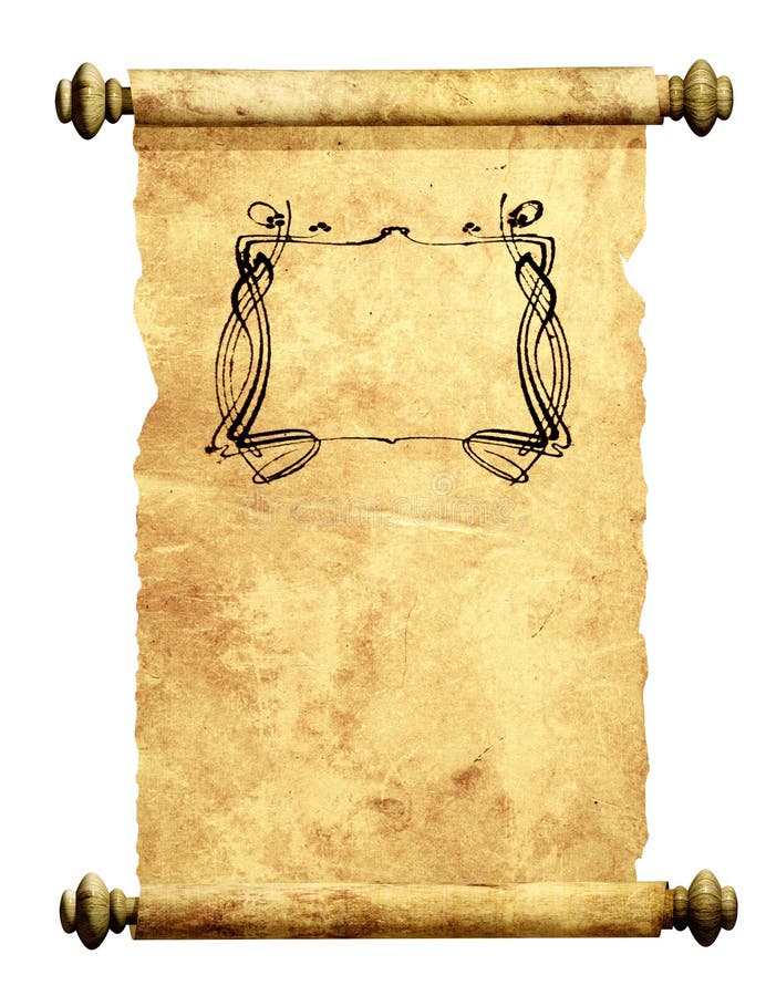 Perkament stock illustratie. Illustration of spatie, middeleeuws - 21102311