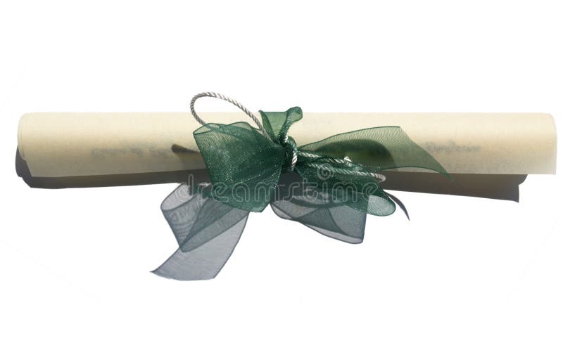 Blad Van Perkament Met Een Zegelwasoverzees Stock Foto - Image of ...