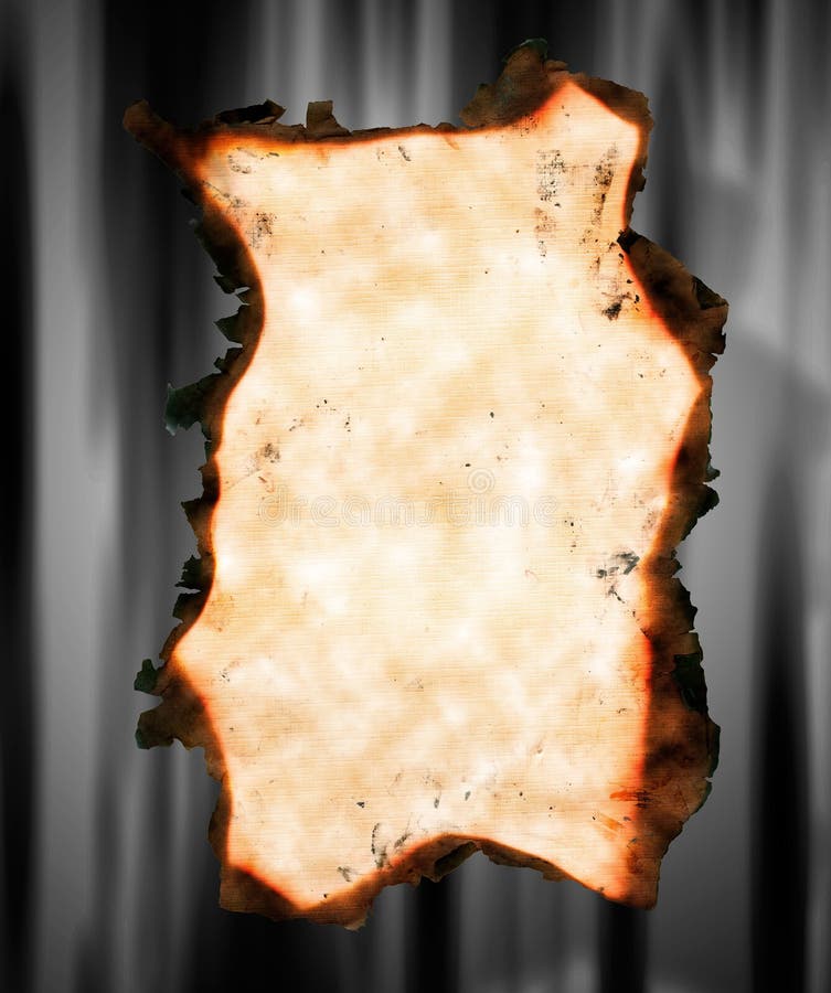 Perkament stock foto. Image of geschiedenis, gebrand, brandwond - 8383146