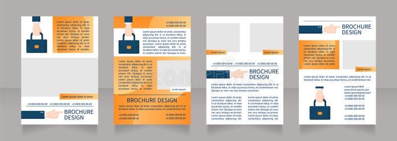 Perks and Benefits for New Employees Blank Brochure Layout Design Stock ...