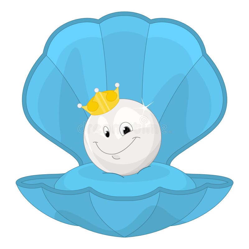 Perla Real Aislada De Fondo Blanco Ilustración del Vector - Ilustración ...