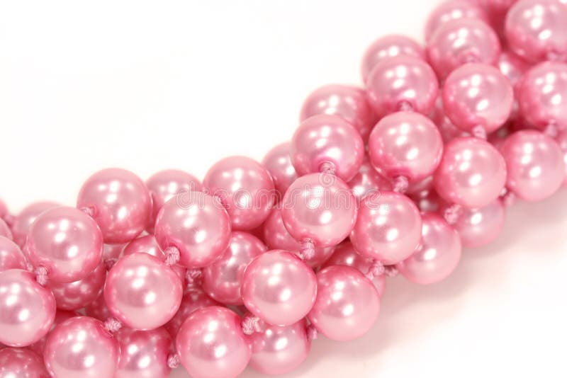 Perlas rosas imagen de archivo. Imagen de derechos, real - 2949897