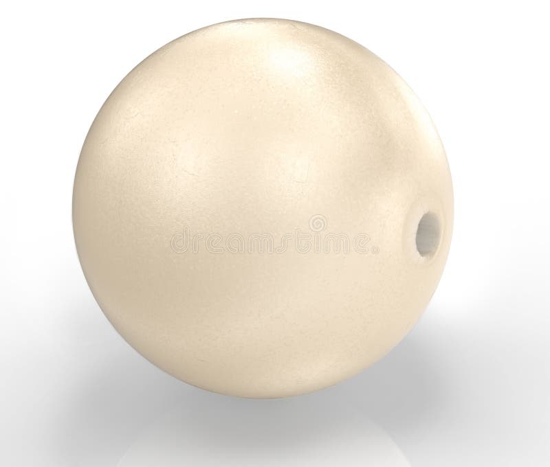 Perle simple de perle illustration stock. Illustration du rond - 60807205