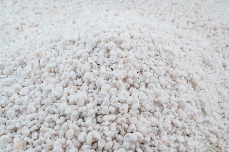 Perlite for Plants. Neutral Material of Volcanic Origin Stock Image ...