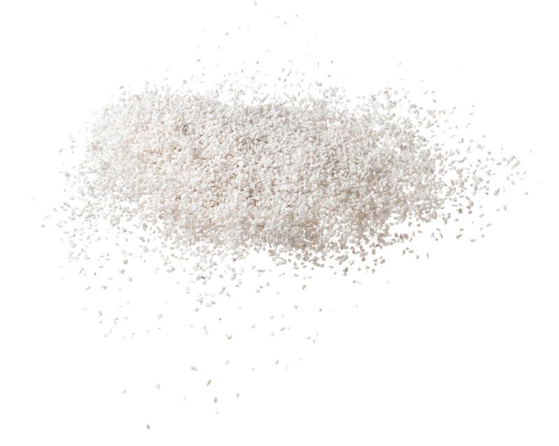 Perlite Rock Flying Explosion, Perlite White Stone Fall Down Abstract ...