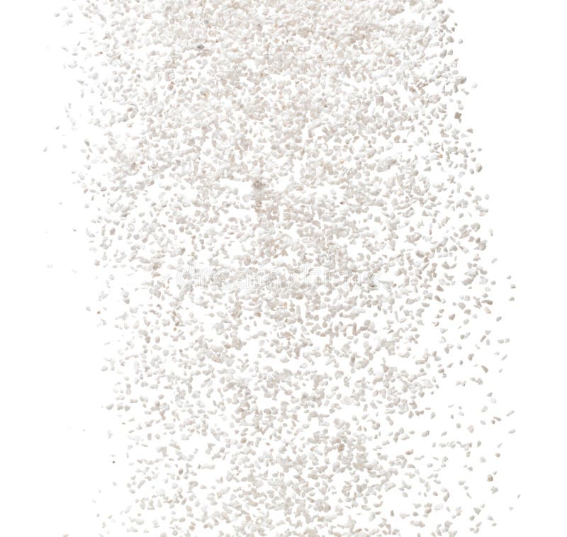 Perlite Rock Flying Explosion, Perlite White Stone Fall Down Abstract ...