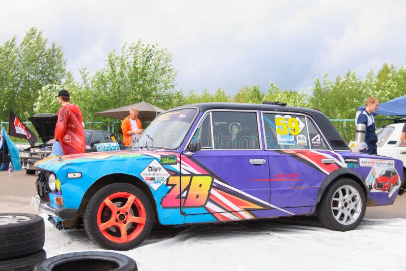 PERM, RUSSIA - JUL 22, 2017: Competitor Car Editorial Image - Image of ...