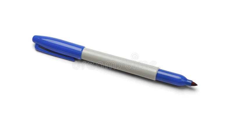 Bue Marker Pen stock photo. Image of permanent, element - 29882994