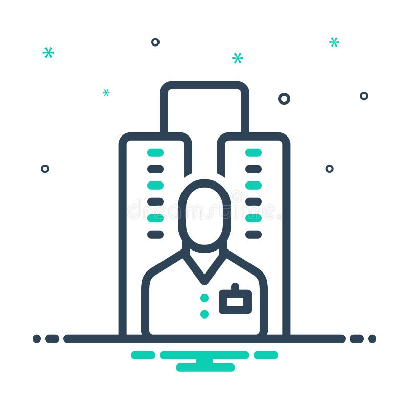 Mix Icon for Permanent, Lasting and Building Stock Vector ...