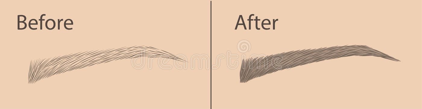Coloring Eyebrows Stock Illustrations – 325 Coloring Eyebrows Stock ...