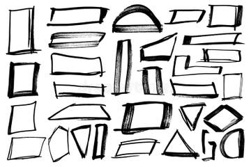 Black Marker Frames Stock Illustrations – 954 Black Marker Frames Stock ...