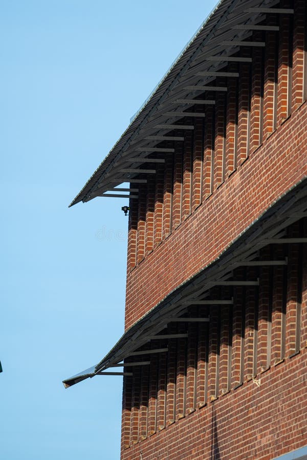 Permanent Sun Shade Outside Office Windows.. Stock Photo - Image of ...