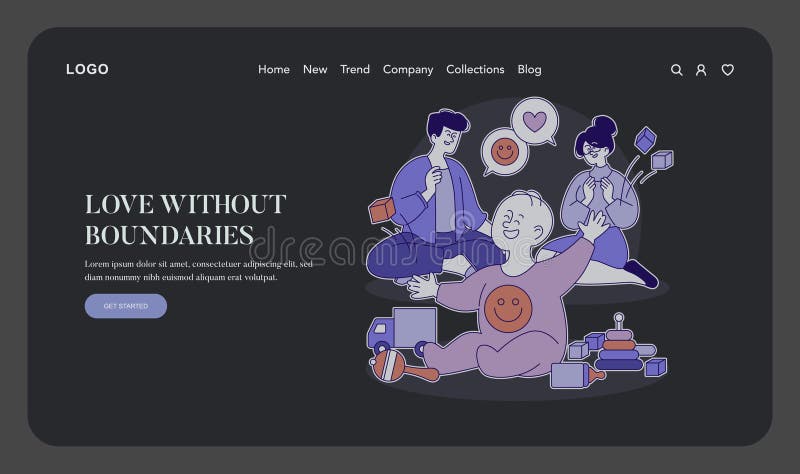 Permissive Parenting Style. Flat Vector Stock Vector - Illustration of ...