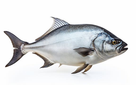 Permit Fish on Transparent Background -Generative Ai Stock Illustration ...