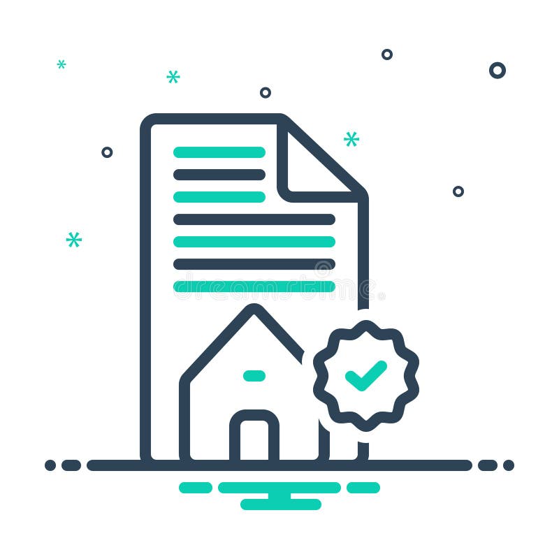 Mix Icon for Permit, Allow and Authorize Stock Vector - Illustration of ...