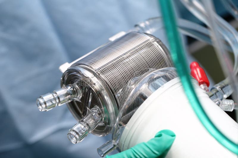 Permutador De Calor Do Bypa Cardiopulmonar Foto de Stock - Imagem de ...