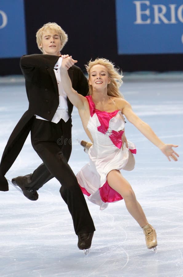 Pernelle CARRON / Lloyd JONES (FRA) Editorial Stock Image - Image of ...