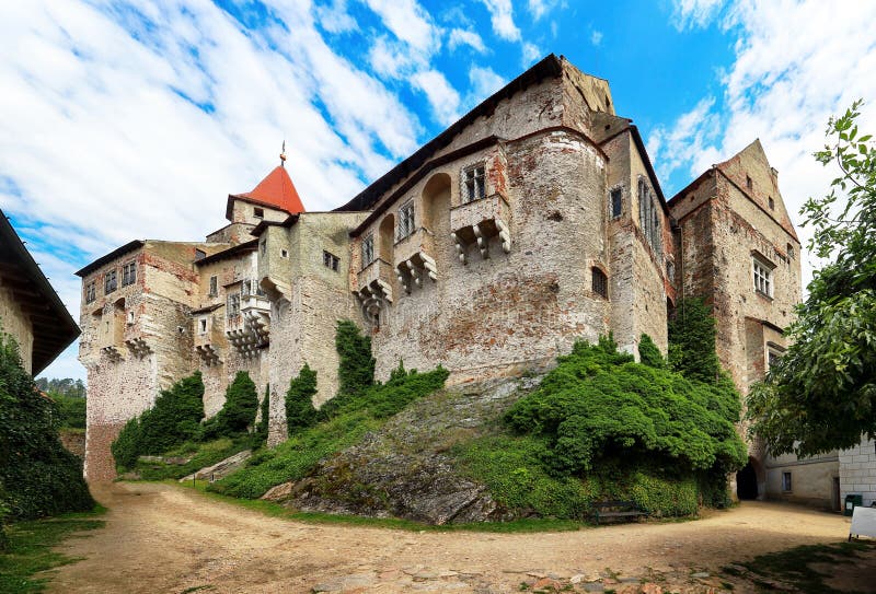Pernstejn Castle - a Medieval Moravian Castle, Czech Republic Stock ...