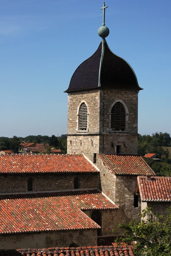 Perouges church stock image. Image of weaver, lyon, walled - 15994053