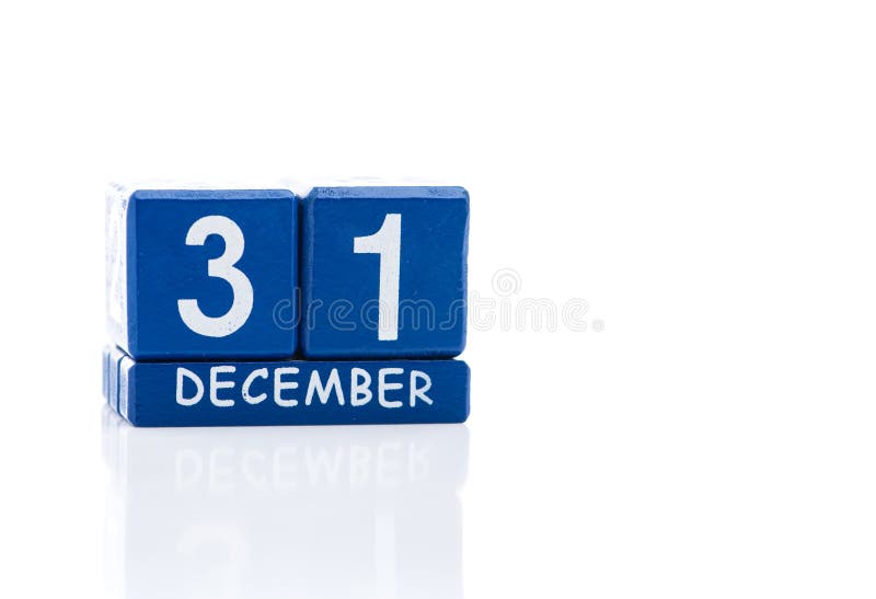 Perpetual Calendar Cube Isolated Stock Photo - Image of couple, concept ...