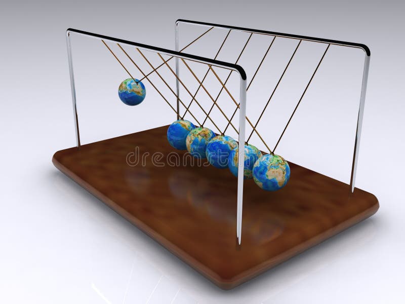 Perpetual Motion, the Technological Ring of the Future. Photo for Baner ...