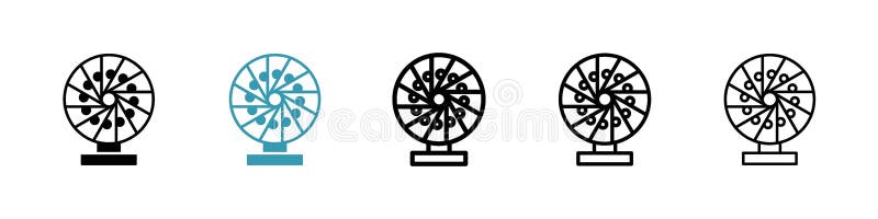 Perpetual Motion Icon Vector Set on White Background Stock Vector ...