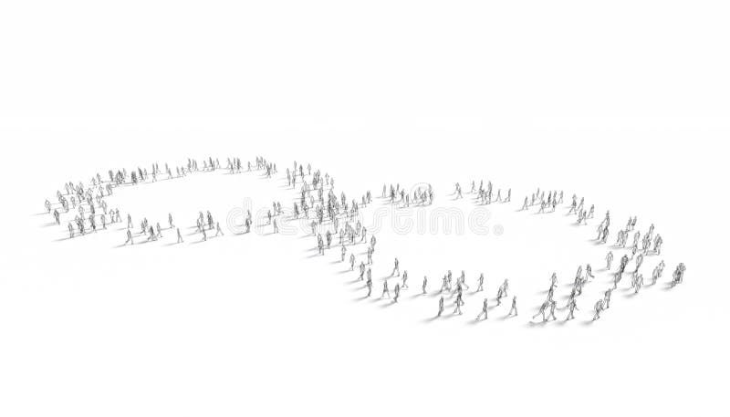 Perpetual Walking Background Stock Illustration - Illustration of ...