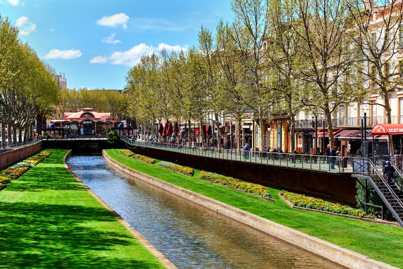 Perpignan francia foto editorial. Imagen de districto - 76197551