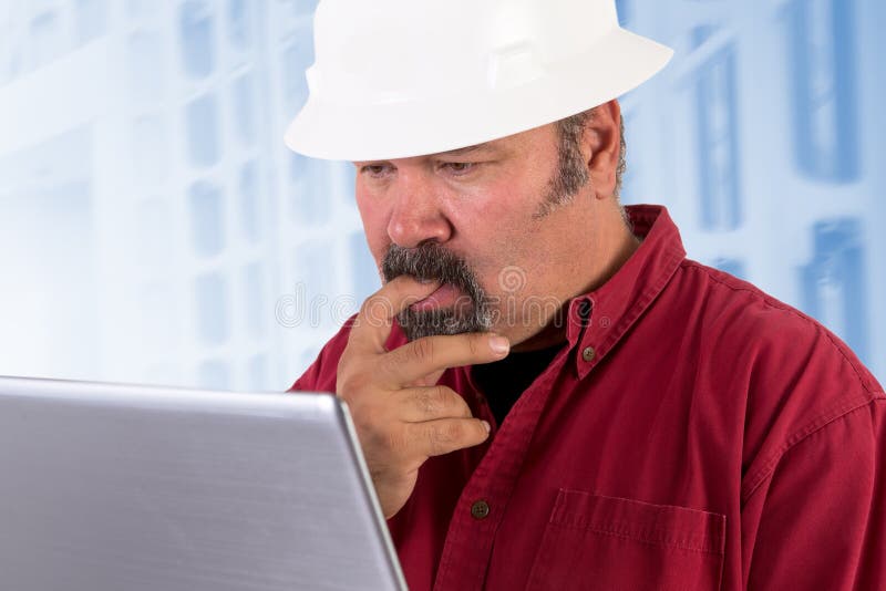 Trabajador Perplejo Que Pide Gesto Foto de archivo - Imagen de casco ...
