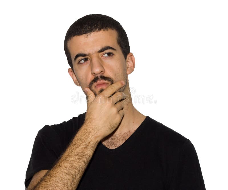 Perplexe image stock. Image du sérieux, contemplation - 11882647