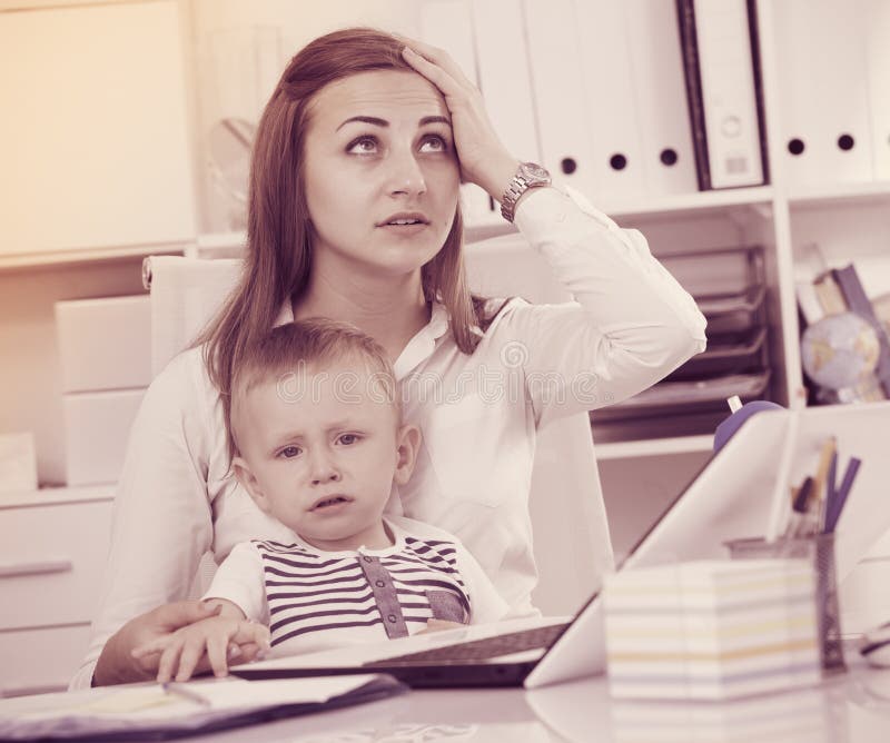 Perplexed Female 22-27 Years Old is Having Issue while Working Behind ...