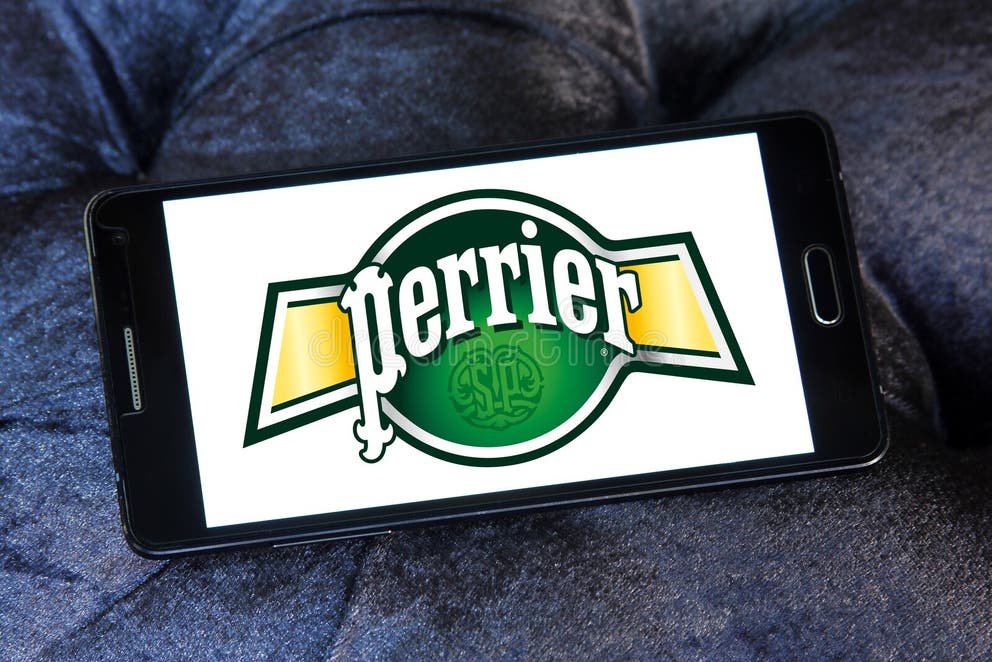 Perrier logo editorial photo. Image of bier, perrier - 88932006