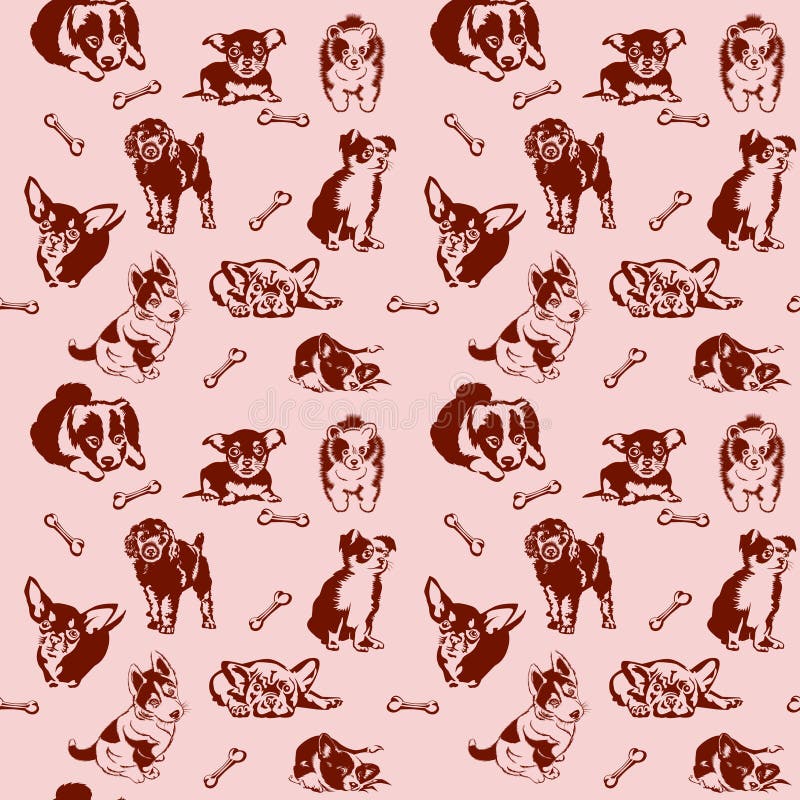 Perrito ilustración del vector. Ilustración de alegre - 20580916