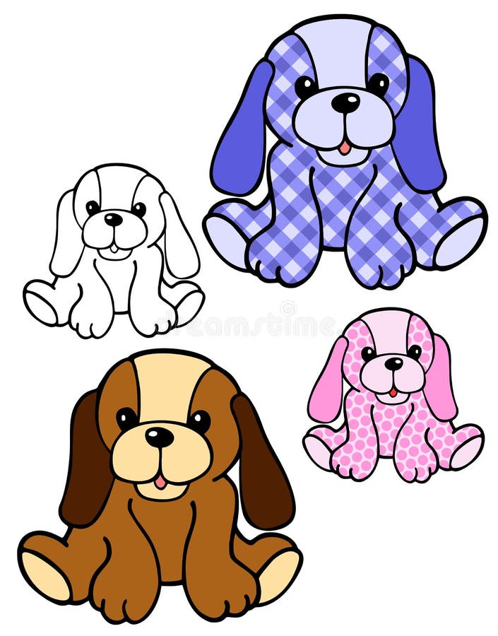 Perro De La Guinga Con Variaciones Ilustración del Vector - Ilustración ...