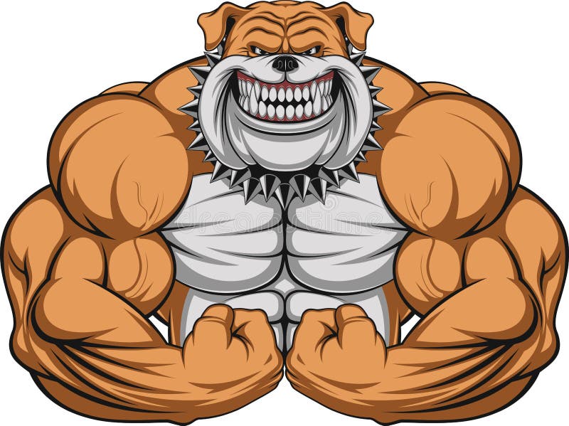 Perro enojado ilustración del vector. Ilustración de aislado - 55990238