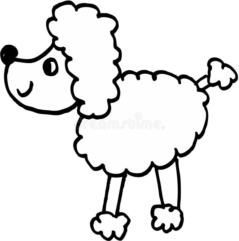 Perro loco ilustración del vector. Ilustración de divertido - 8376637