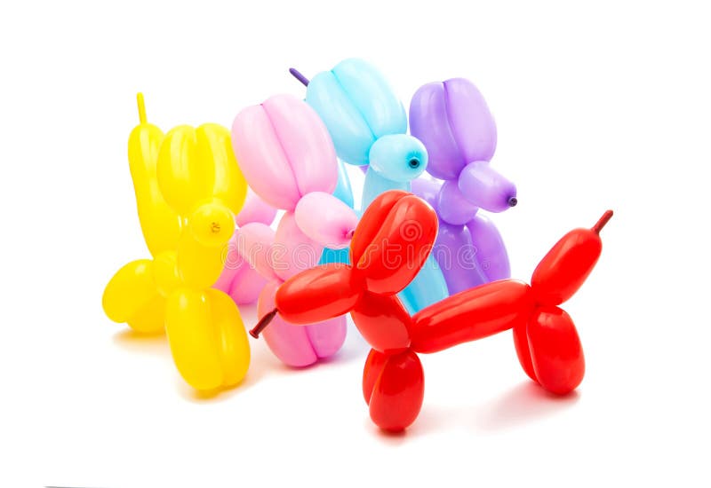 Perros de globos foto de archivo. Imagen de animal, juguete - 76881724